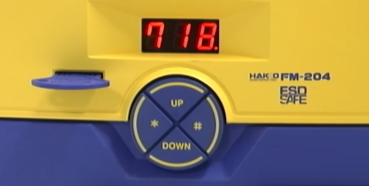 Обзор HAKKO FM-204. Цифровая антистатическая установка для демонтажа ...
